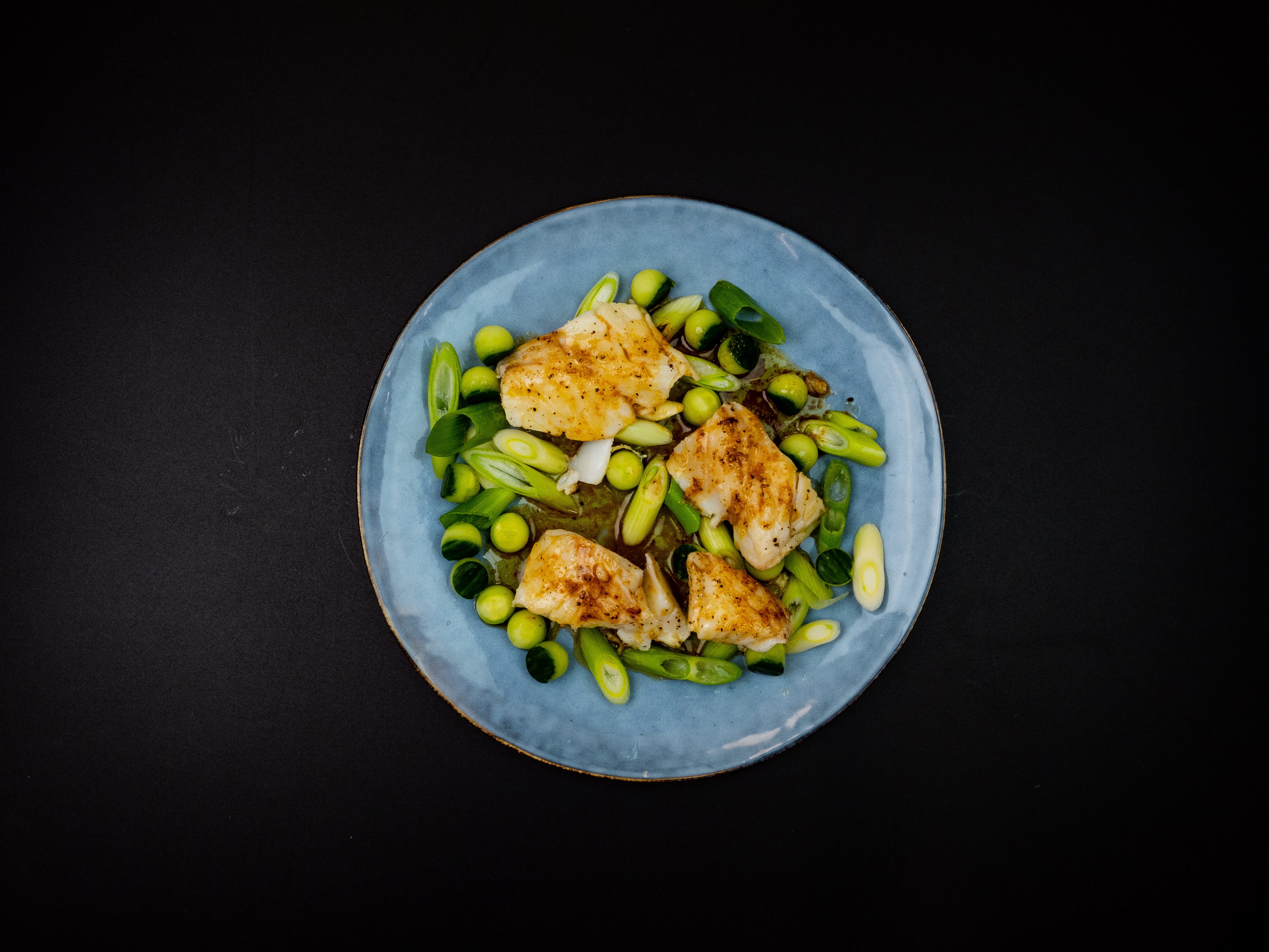 Torsk med soya og ris